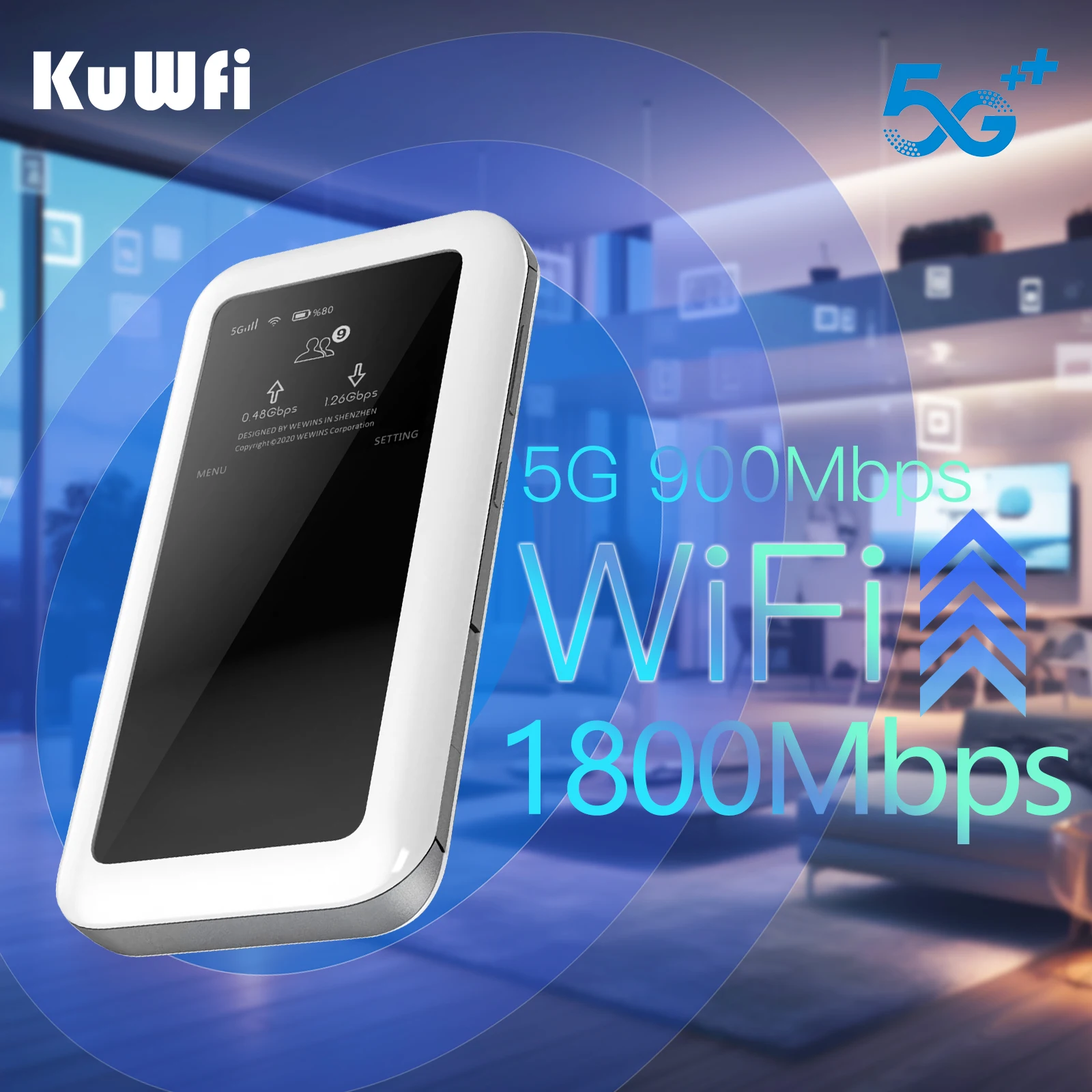 5G LTE Wireless Router - Perfect for Traveling & Multi-service
