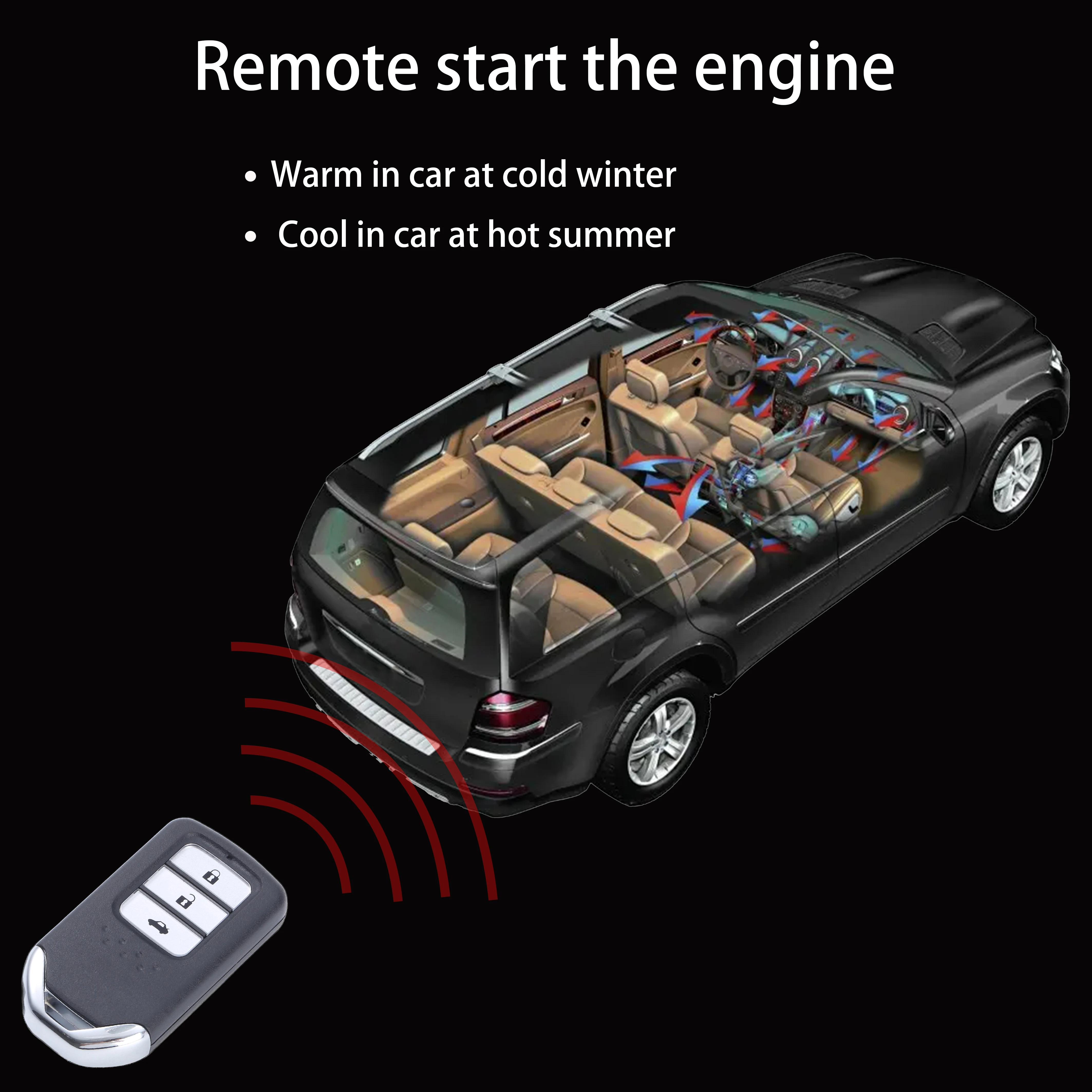 Ly960a-1 2022 New Universal Car Pke Push Start/stop Keyless Entry ...