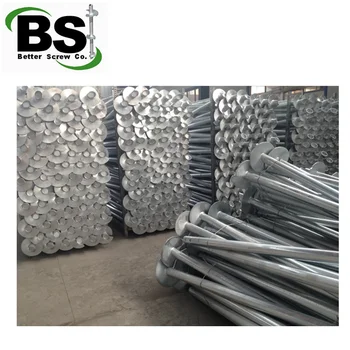Helical Anchors/helical Piles/screw Pile - Buy Hot Galvanized Helical ...