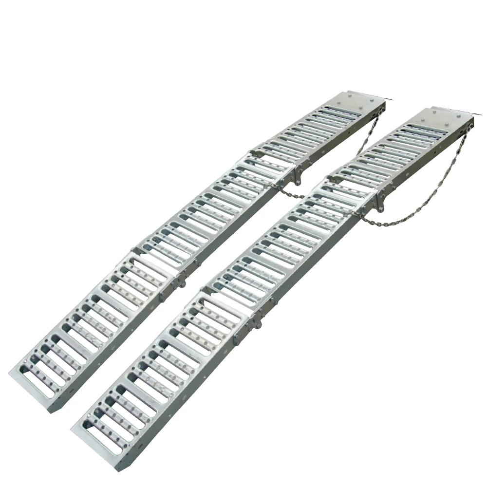 2 In 1 Multi Use Foldable Steel Ramps Set 1000lb Dual Purpose Car ...