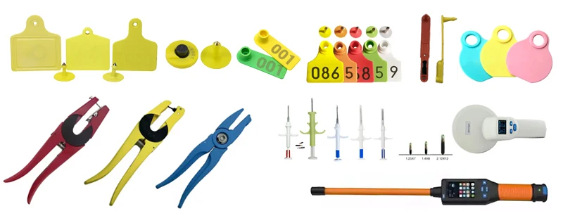 Cmrfid Round Button Rfid Animal Barcode Cattle Ear Tag Rabbit Pig Sheep ...