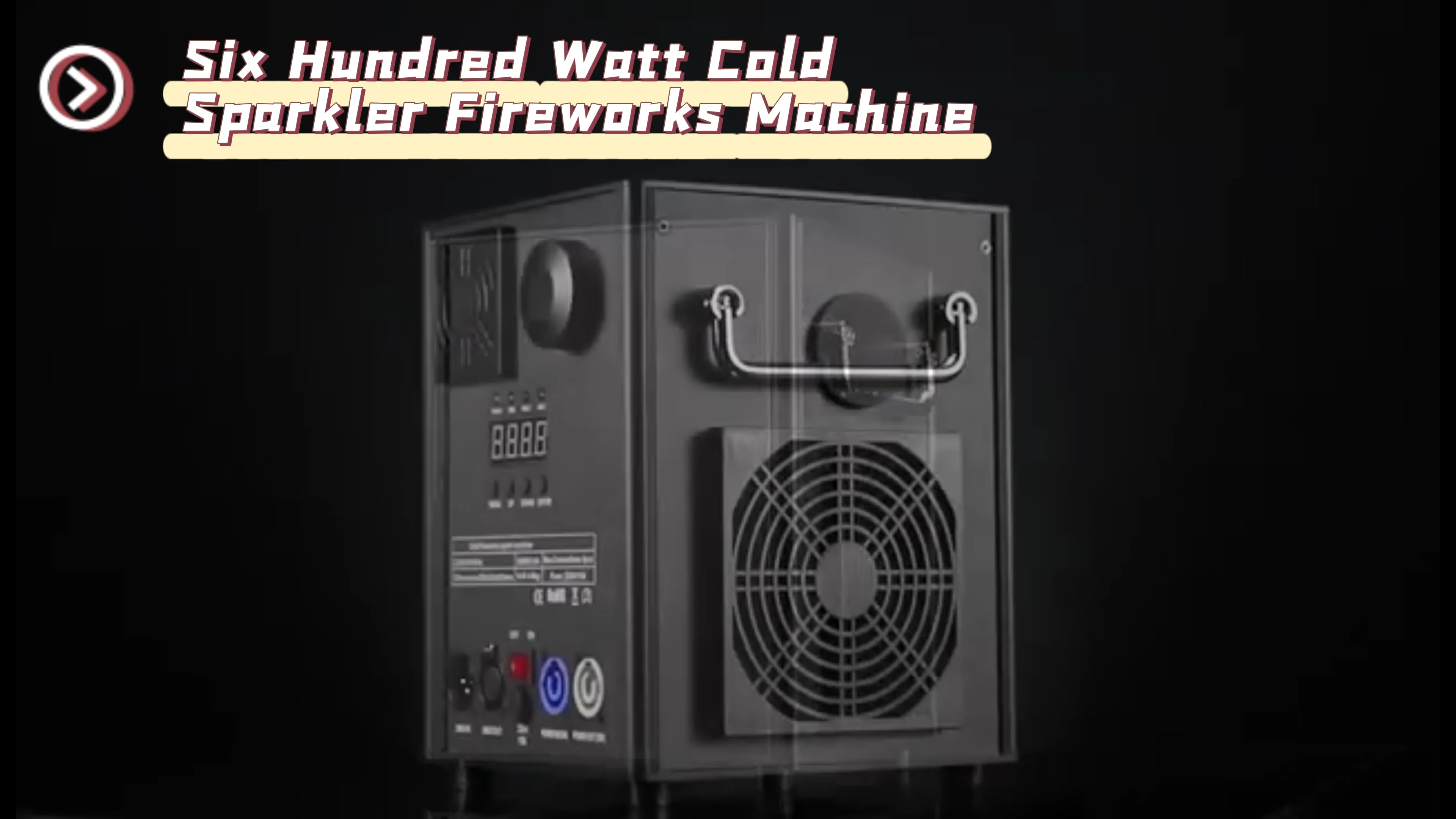 Valava Cold Pyro Spark Fire Works Sparkler Machine Wedding Event Dmx512 ...