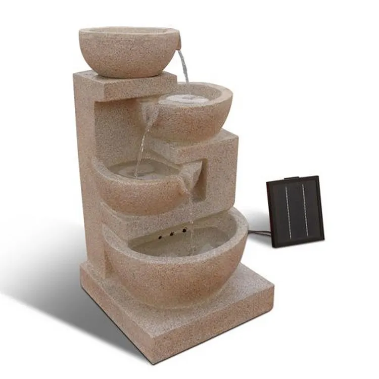 Modern Garden Decor Items Resin Cascade Water Feature Fountain with ...