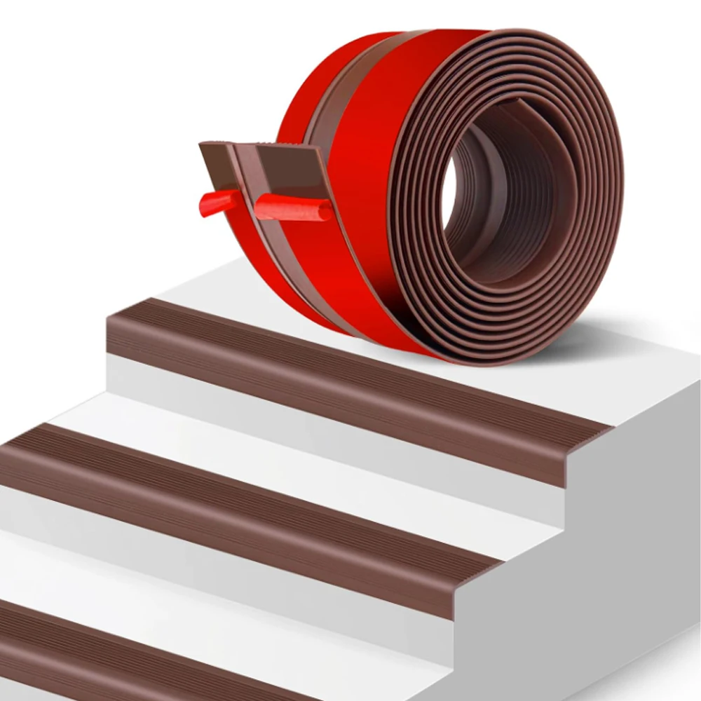 Pvc Stair Edge Trim Stair Nose Molding Rubber Seal Strip Self-Adhesive ...
