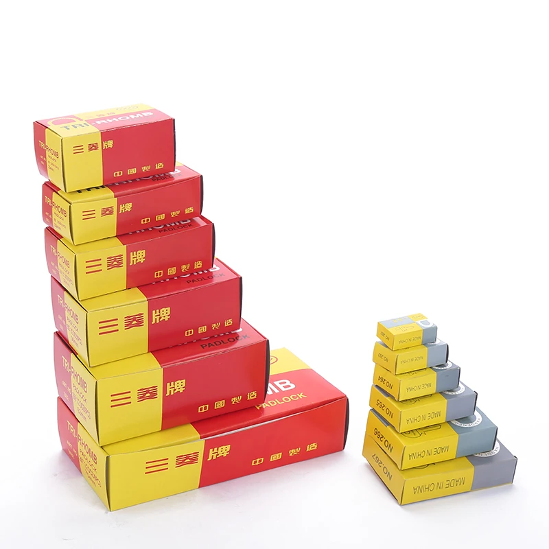 Tri-Rhomb Top Security 25MM Hardened Brass Padlock Waterproof Anti Cut ...