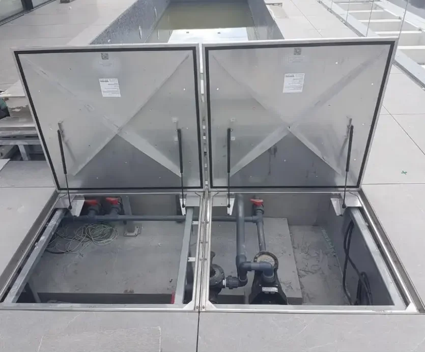 Stainless Steel 304 Manhole Cover Temporary Manhole Covers With ...