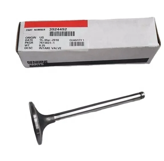 6C 6CTA 6CT 6CT8.3 diesel engine parts exhaust valve 3921444 intake ...