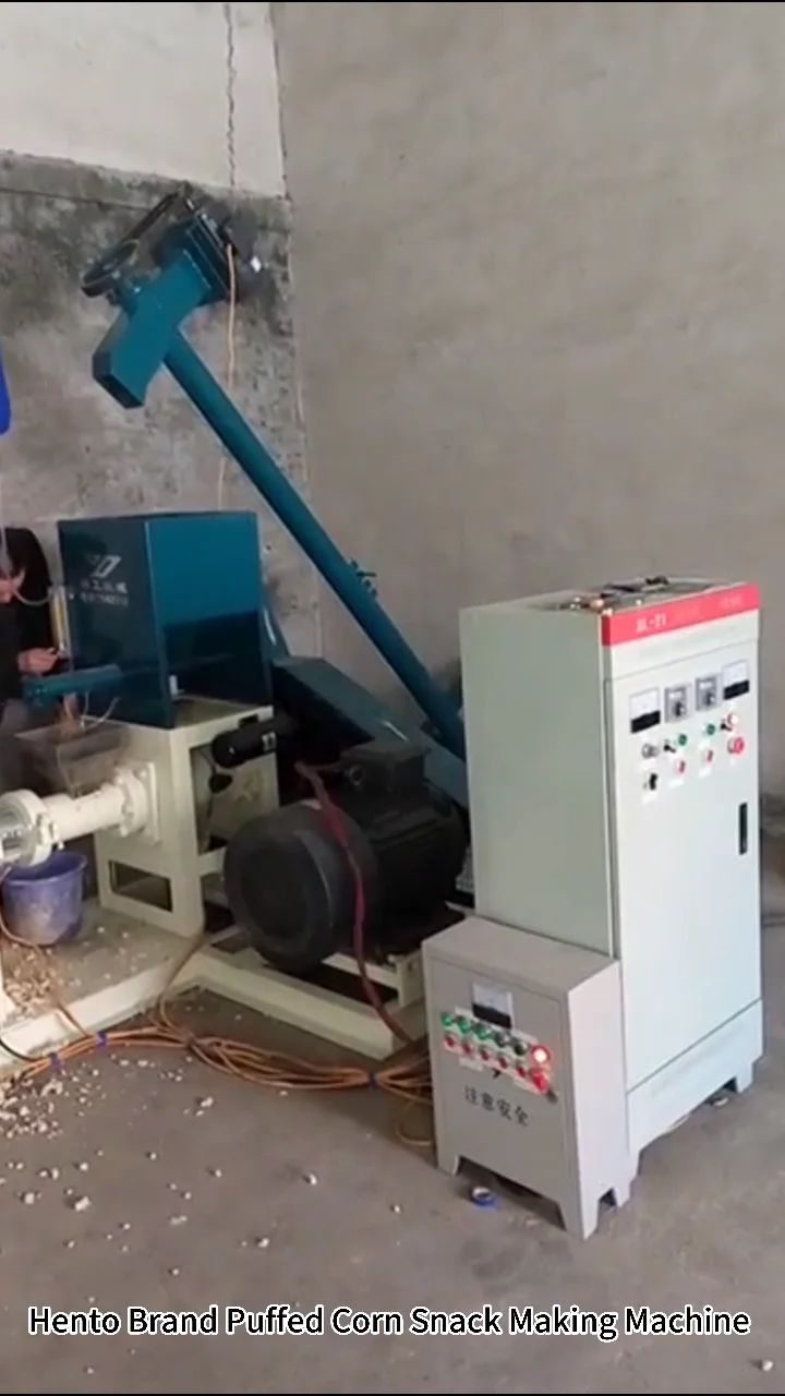 Puffed Corn Extruder Machine / Puffed Snack Machine / Puffed Rice ...