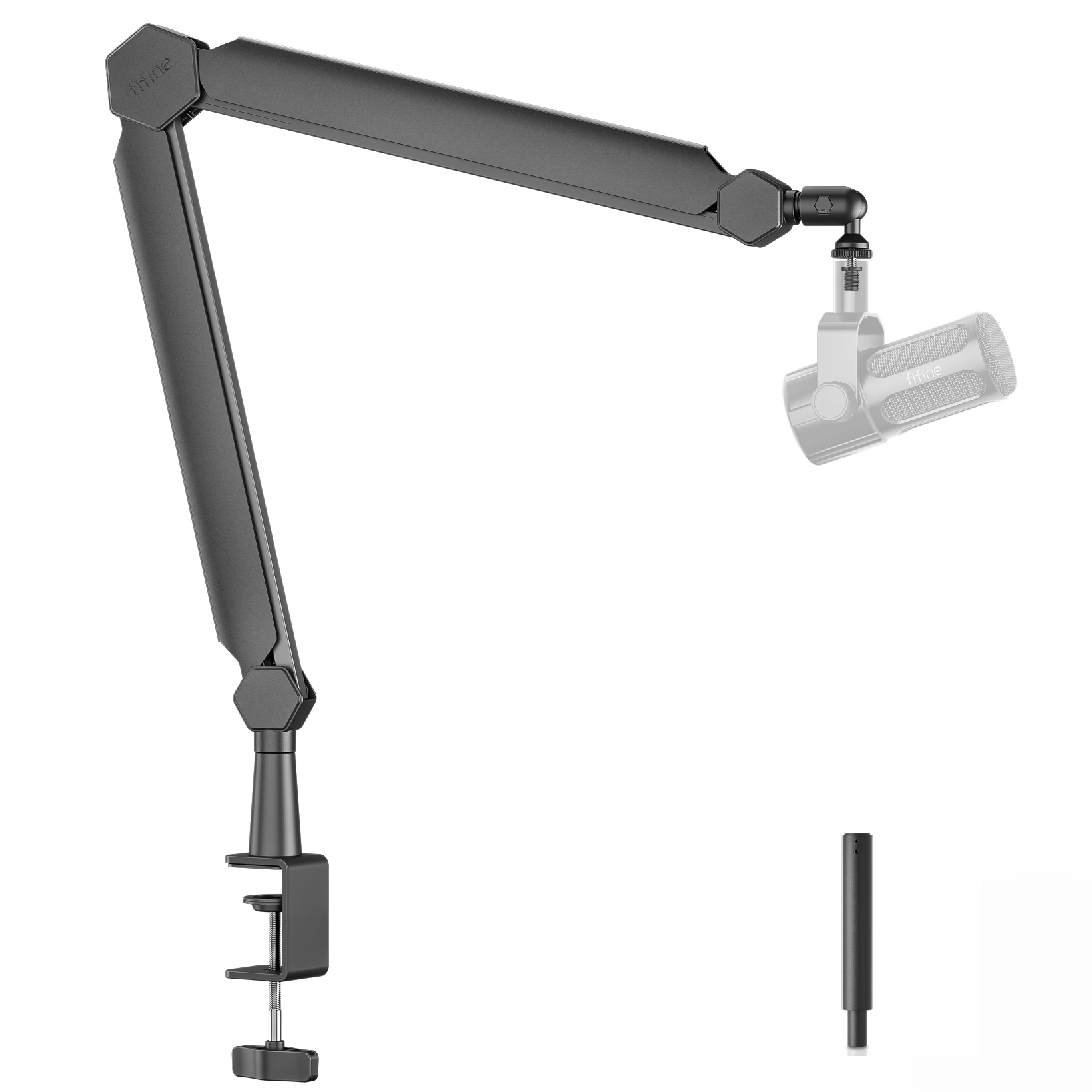 Fifine Adjustable Microphone Stand Arm Mic Studio Flexible Desk Holder ...
