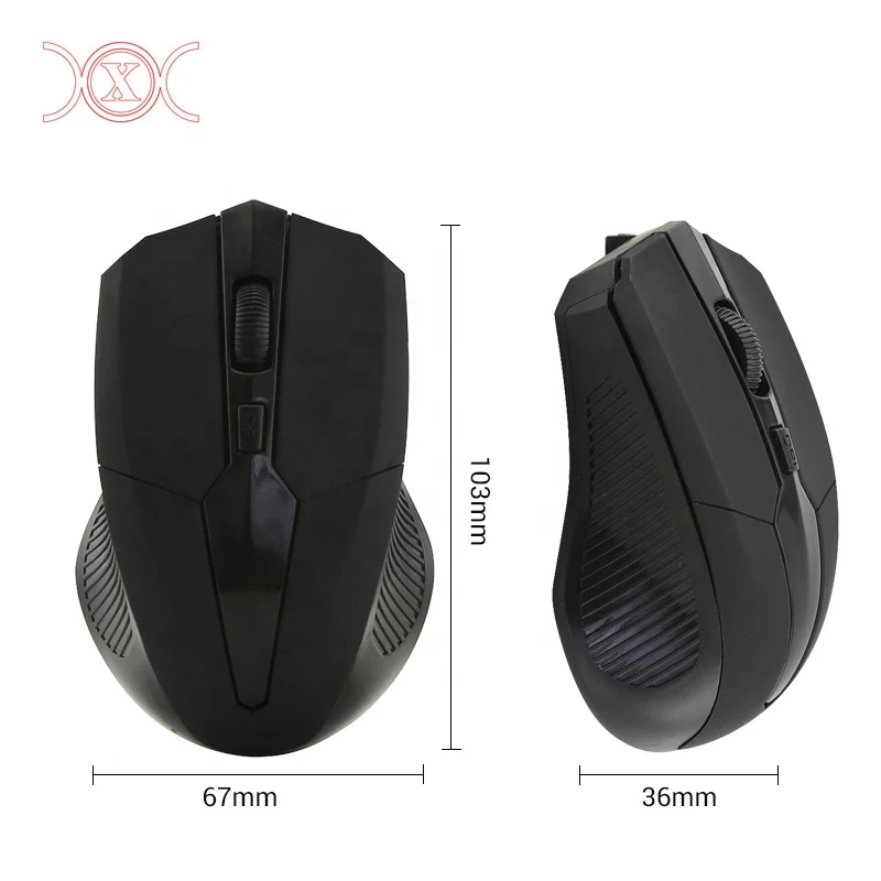 Usb Wireless Mouse Resolution Adjustable 3.0 Receiver Optical Computer ...
