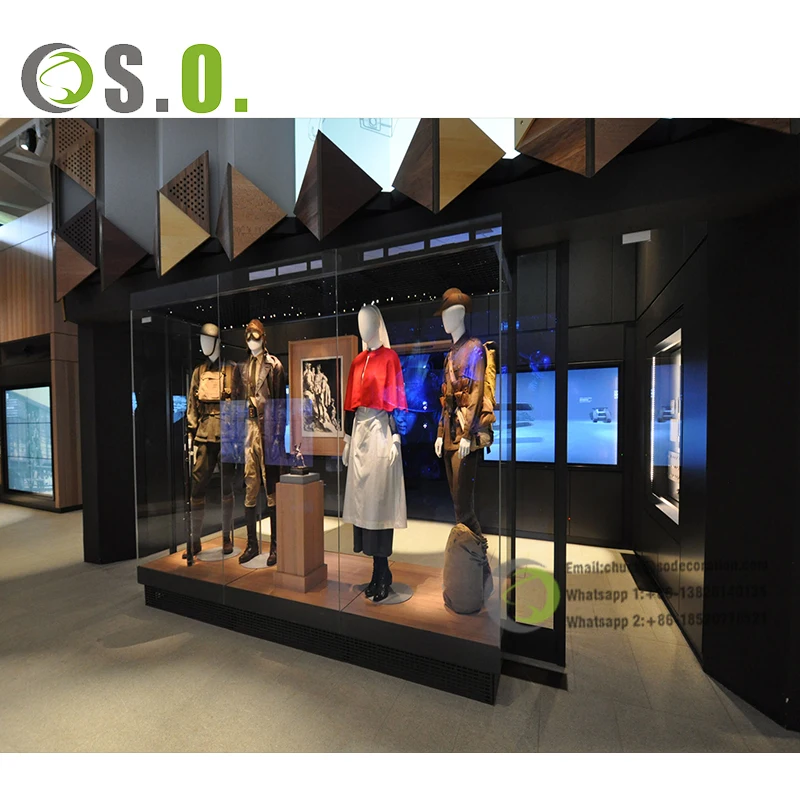 Museum Display Showcase and Science Museum Exhibits Wood and Metal ...