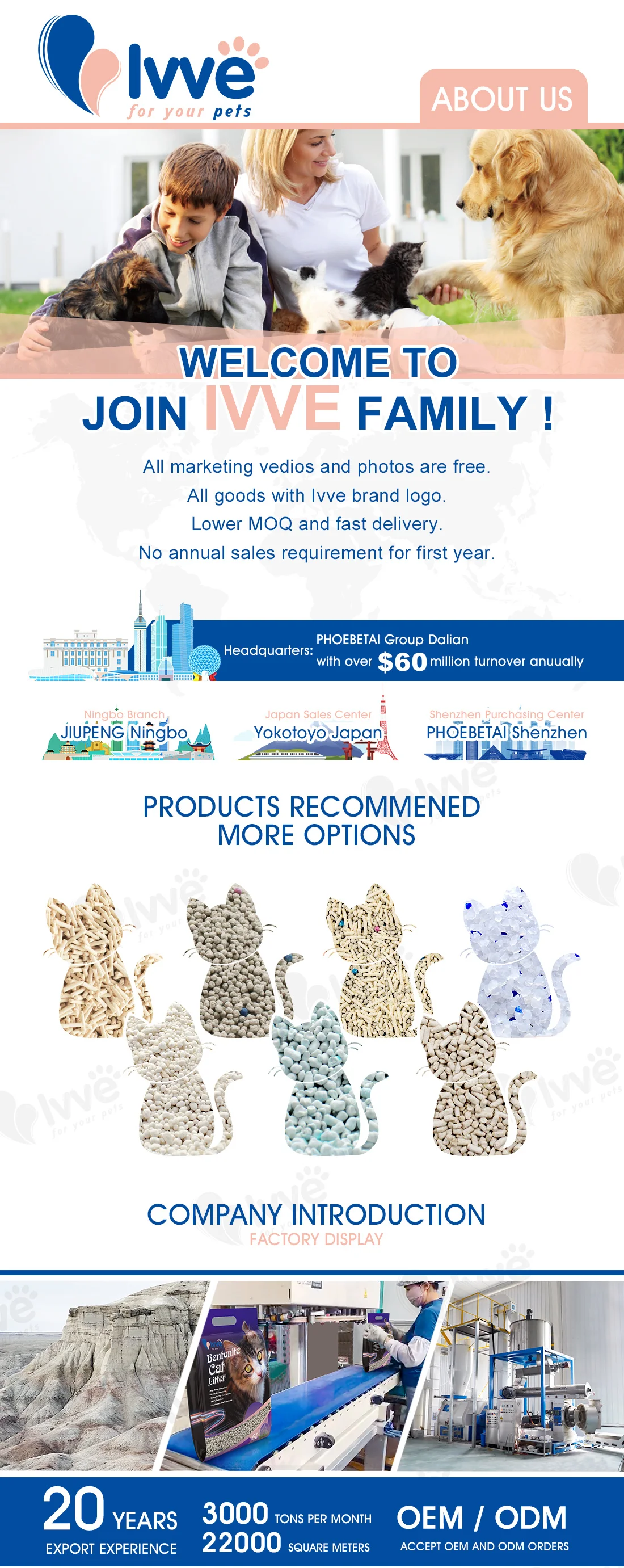 Cat Litter Bentonite - Sustainable, Odor-Control, Fast Clumping