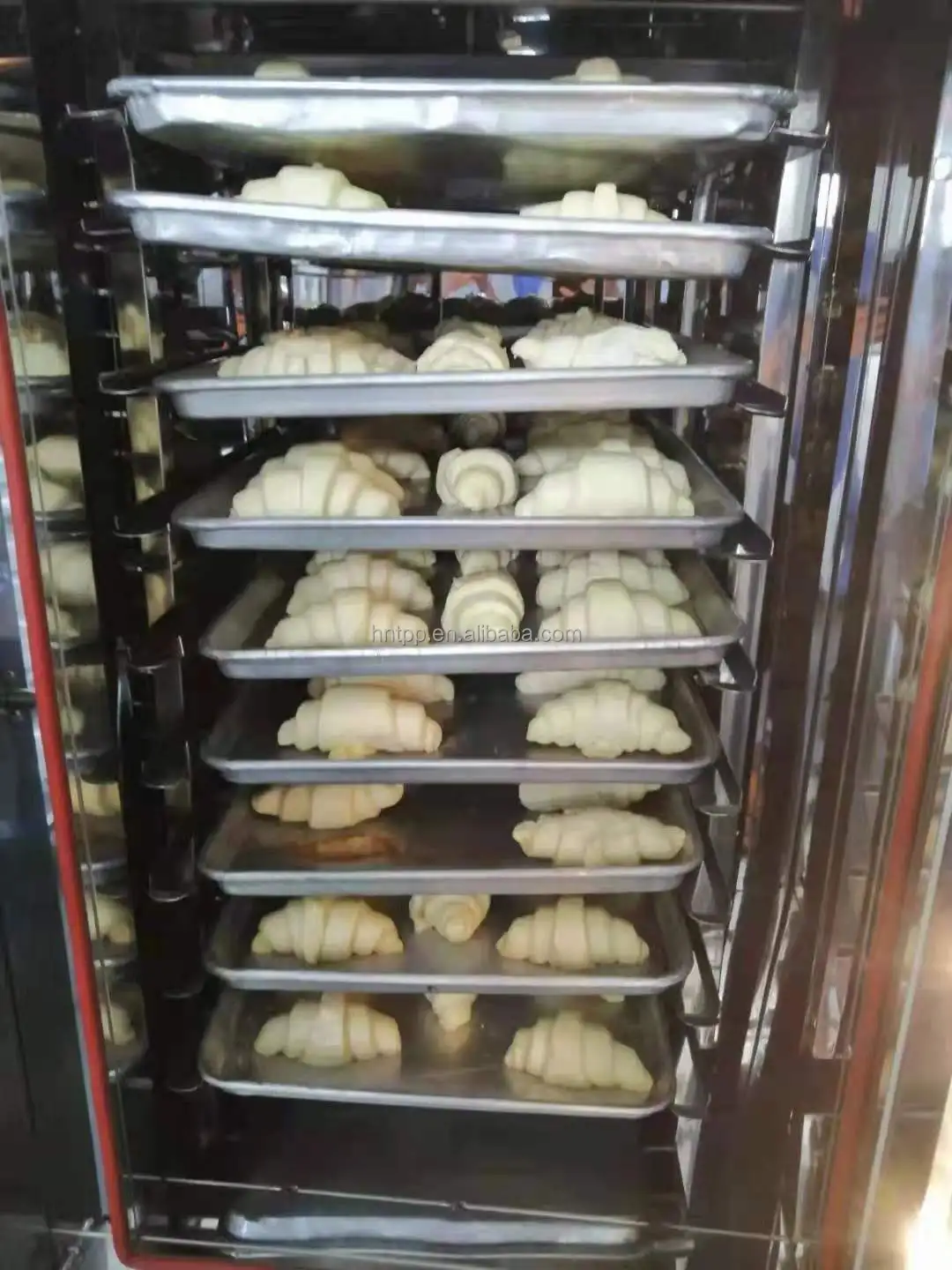 Automatic Croissant Making Cream Puff Pastry Forming Chocolate ...