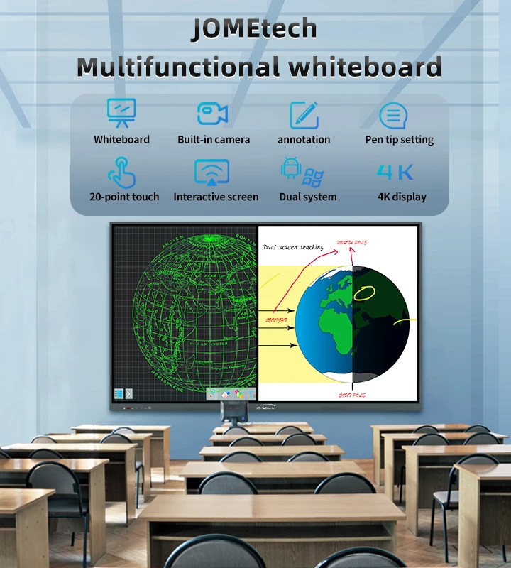 Windows System Portable Digital Classroom Smart Electronic White Board ...