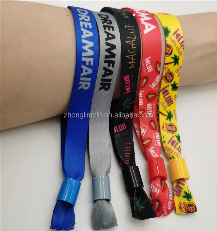 Custom Colorful Plastic Sliding Lock Clasp for Wristbands