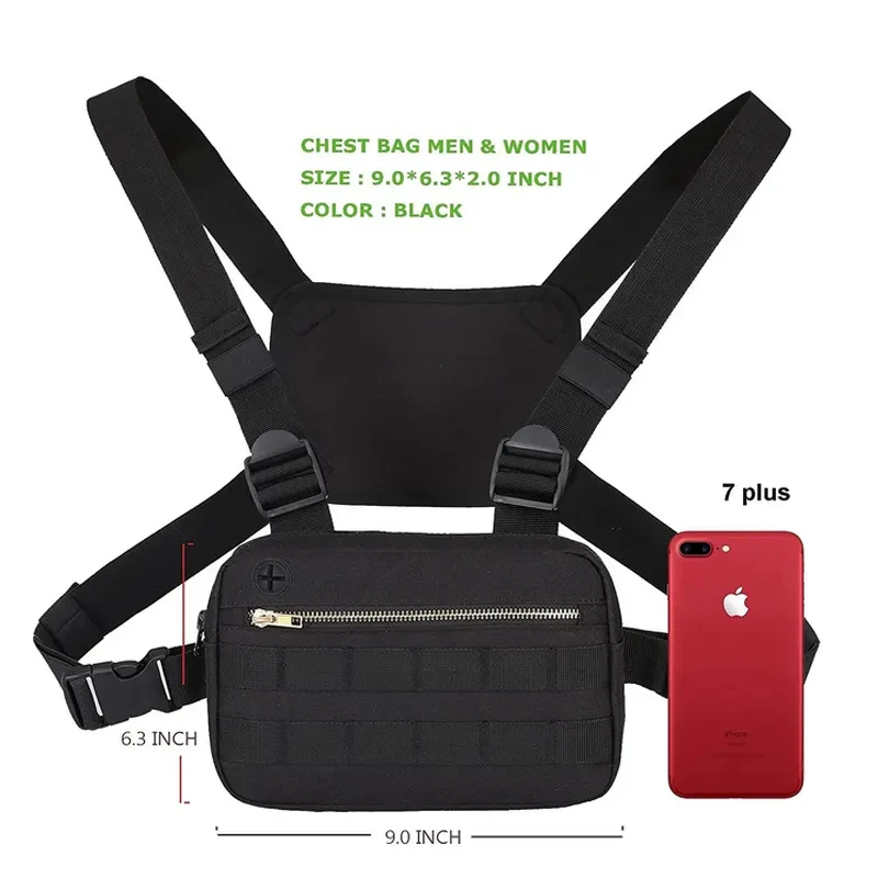 Mens Bags Front Running Chest Pack Pouches Shoulder Sport Man Mens ...