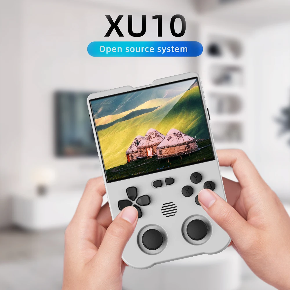 Consola Xu10 Pocket Mini Console Handheld Player 3.5 Inch Color Ips Screen Gameboy Portable ...