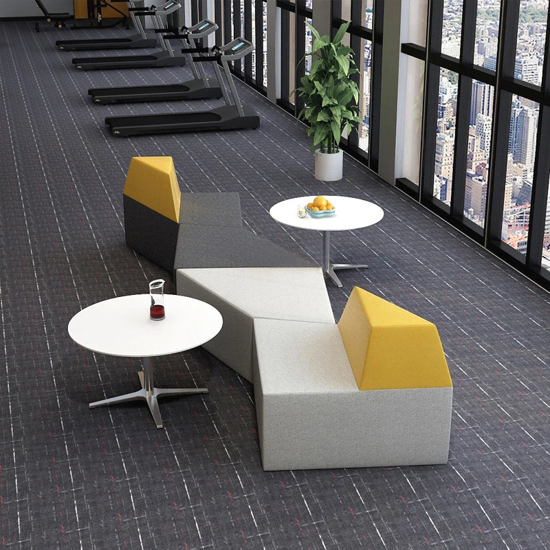 School Library Office Rest Area Stool Bookshelf Community Reading Room ...