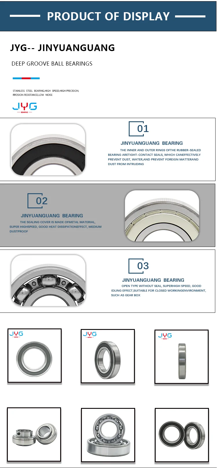 Yoke Brand Deep Groove Ball Bearing 16024 - Buy Magnetic Ball Bearing ...