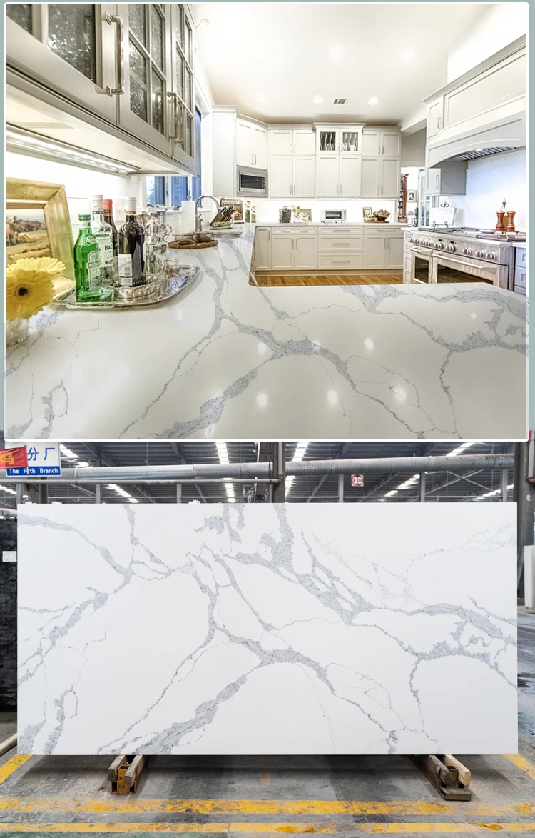 Horizon Quartz Engineered Stone Natural Texture Stone Slab Man-Made ...