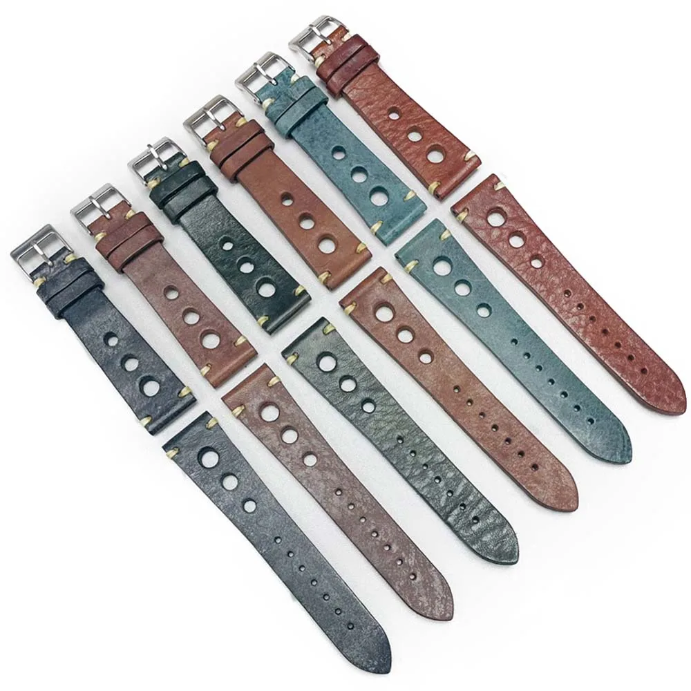Wholesale Italian PUEBLO Full Grain Calf Leather Watch Strap