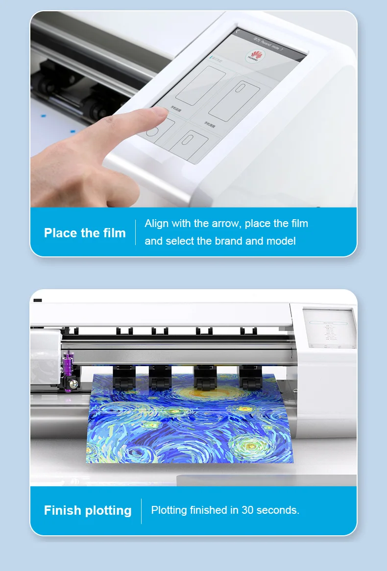 Smart Screen Film Cutter - Precision TPU Hydrogel Machine