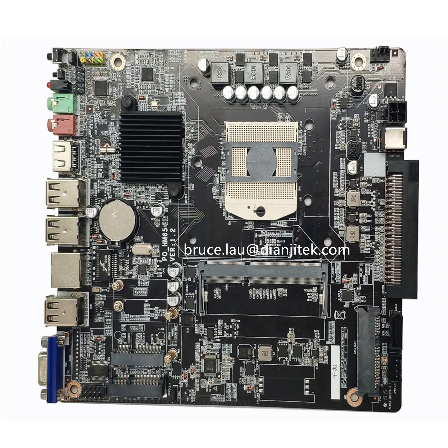 Low Price Pga 989 Socket Hm65 Chipset Vga + Hd,Mi Ops Motherboard - Buy ...