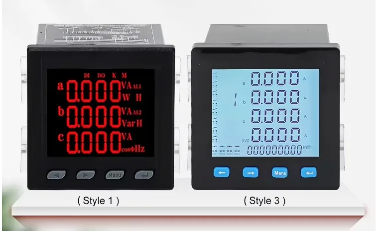Smart Energy Meter Three Phase 4 Wire Modbus Digital Energy Meter for ...