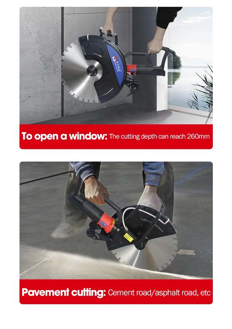 7000W Brushless Wall Slotting Machine - Efficient Grooving