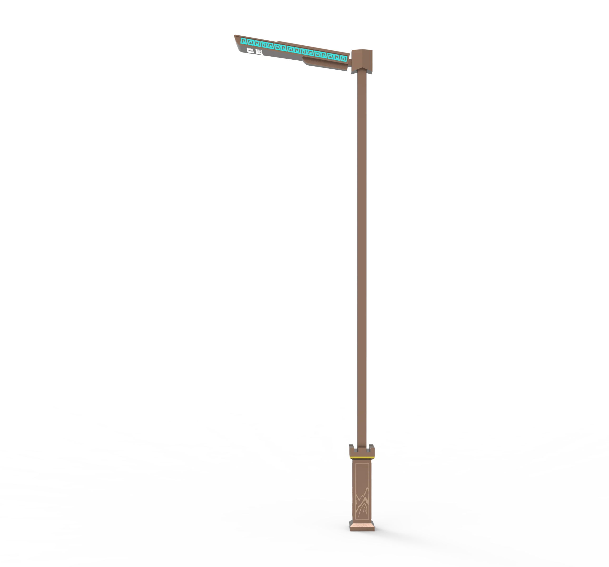 Hengtianyuan Smart Outdoor Lighting Security Pole with LED Screen ...