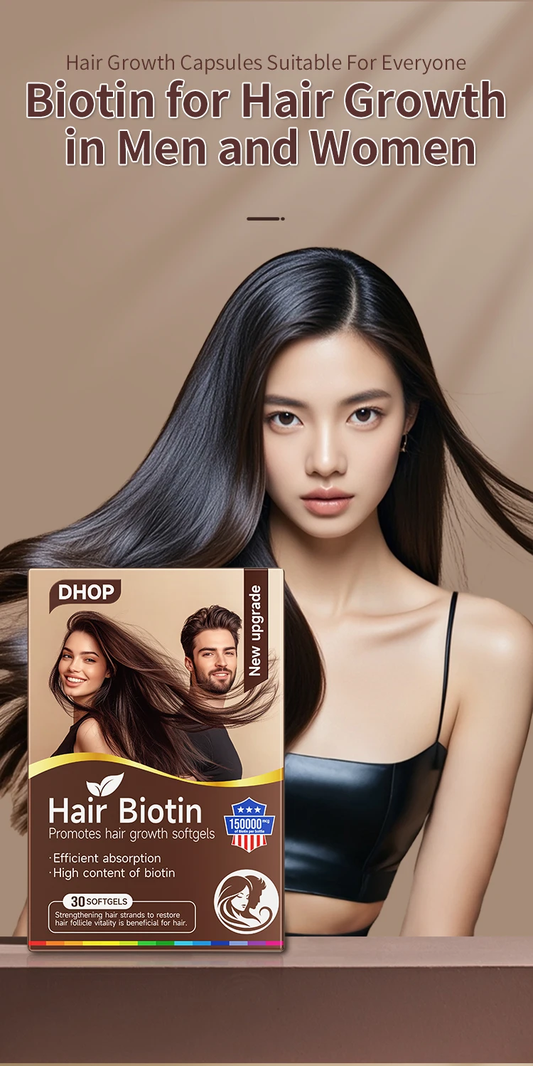 DHOP Vitamin Biotin - Hair, Nail, and Skin Growth Supplement