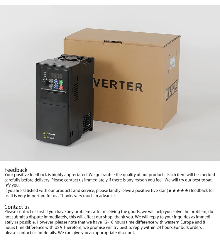 SUSWE High Performance 2.2kw Frequency Inverters for AC Motors