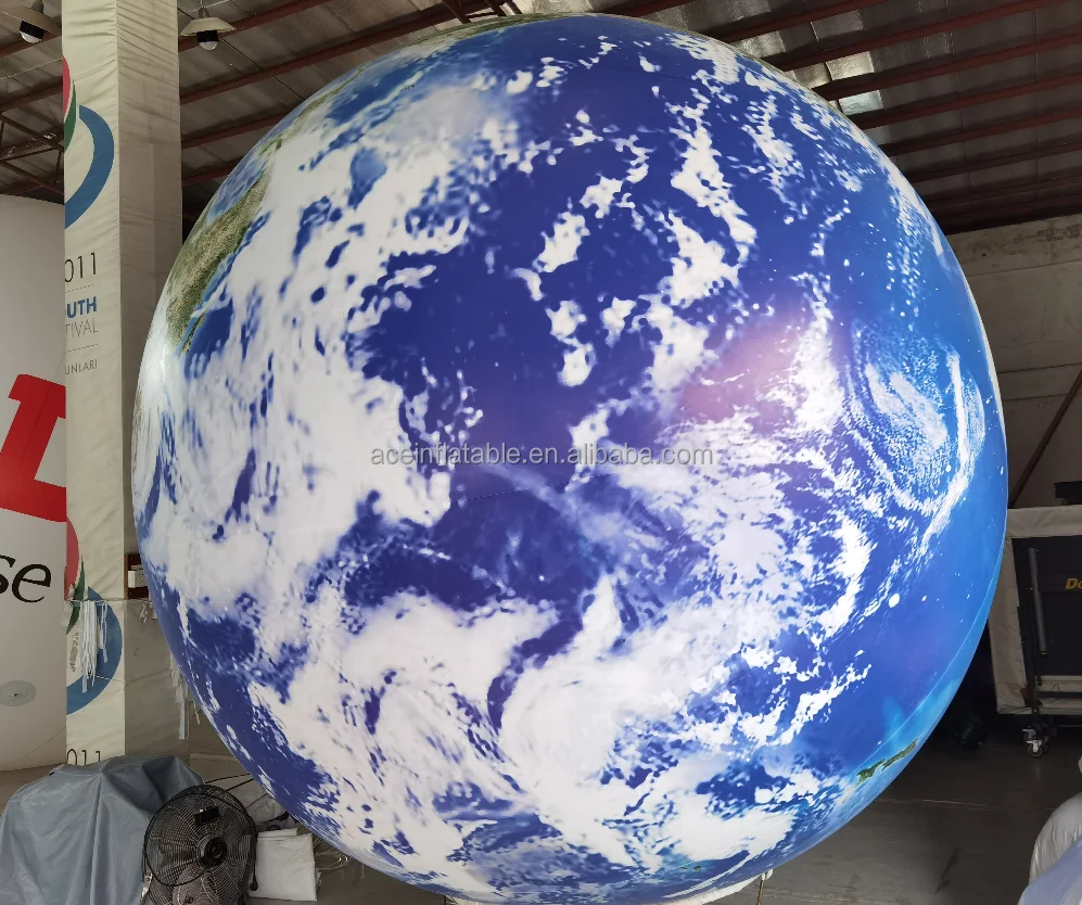 Customized Event Decoration Inflatable World Globe Inflatable Planets ...