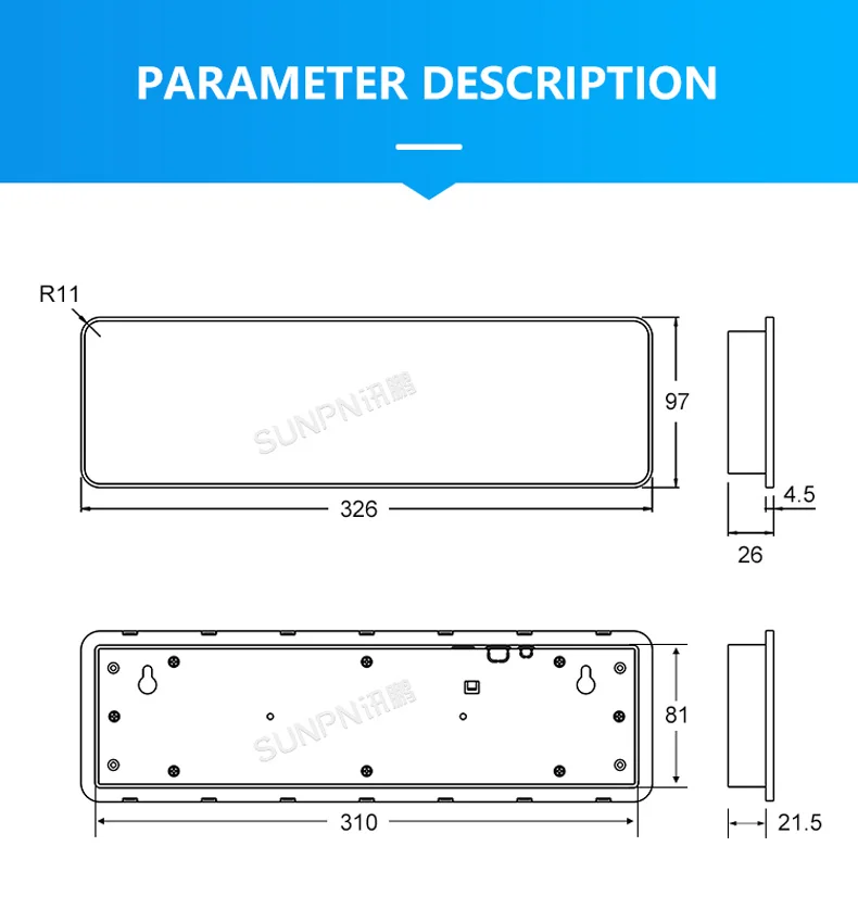 SUNPN 4-20ma/RS485/profinet Communication Screen Industrial Equipment ...