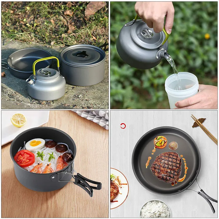 Portable Camping Cooking Set,Lightweight Outdoor Camping Kit,Camping ...