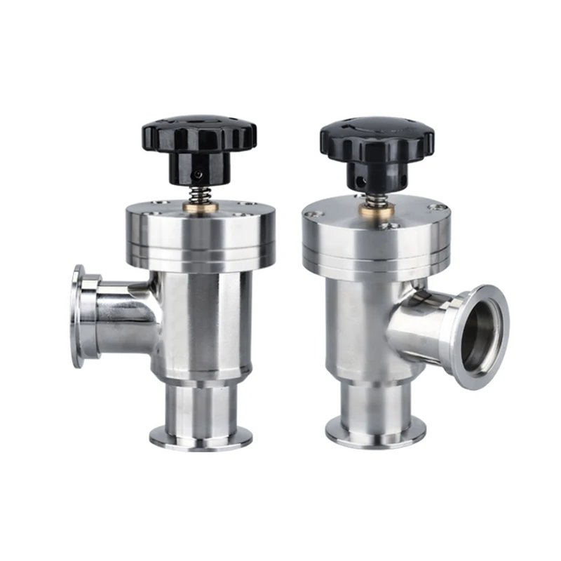 Gd Manual Vacuum Angel L-type Valve With Kf25 Flanges Stainless Steel ...