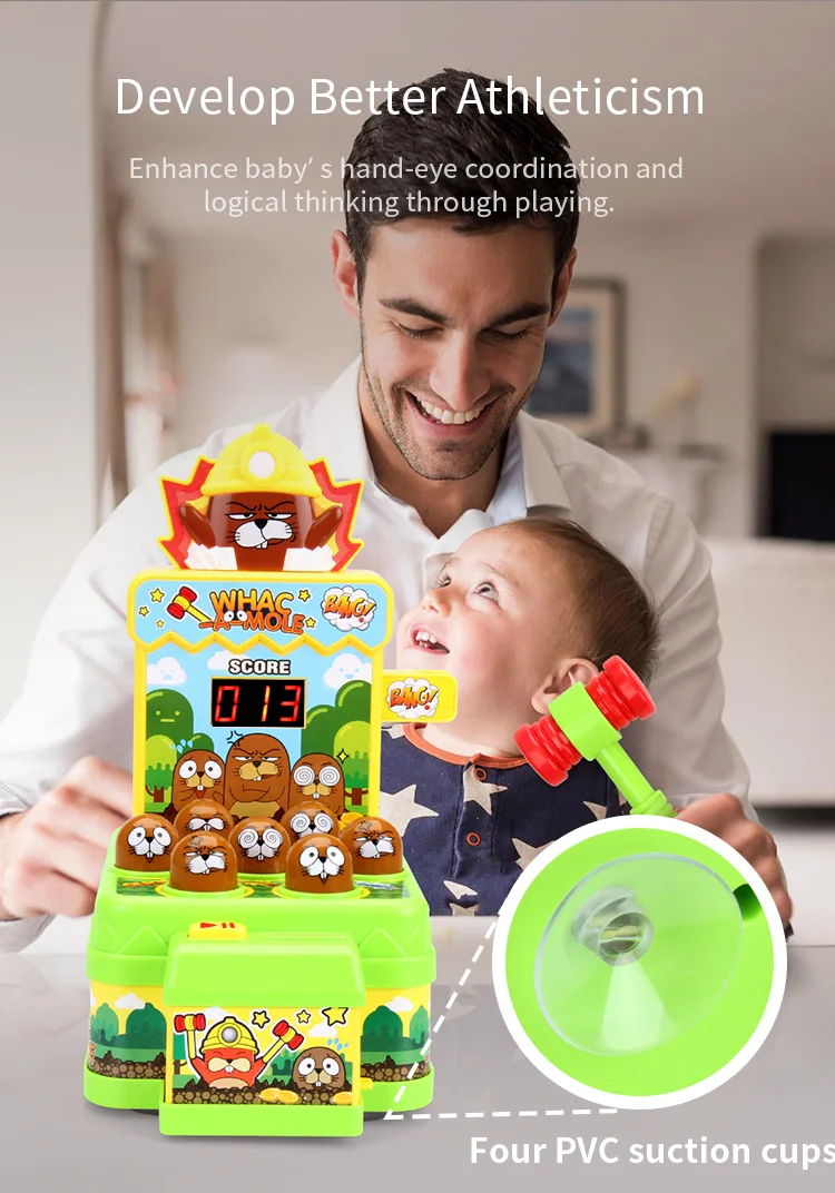 FIVE STAR Whack A Mole Game - Educational Fun for Kids