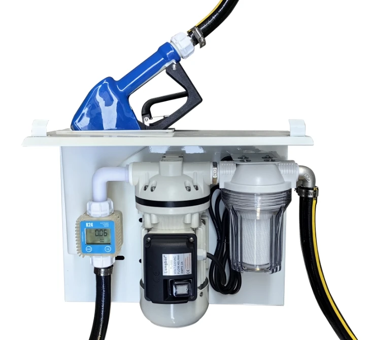 Portable Simple K24 Flow Meter Ibc Tank Pump Kit Def Dispenser Transfer ...