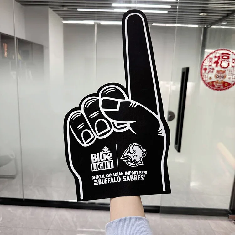 Customized EVA Sports Fan Cheerleading Giant Big Mini Fingers Hand ...