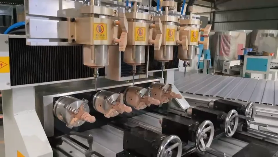 3d Wood Carving Cnc Router 4 Axis Gems Machine Cnc Engraving Milling ...