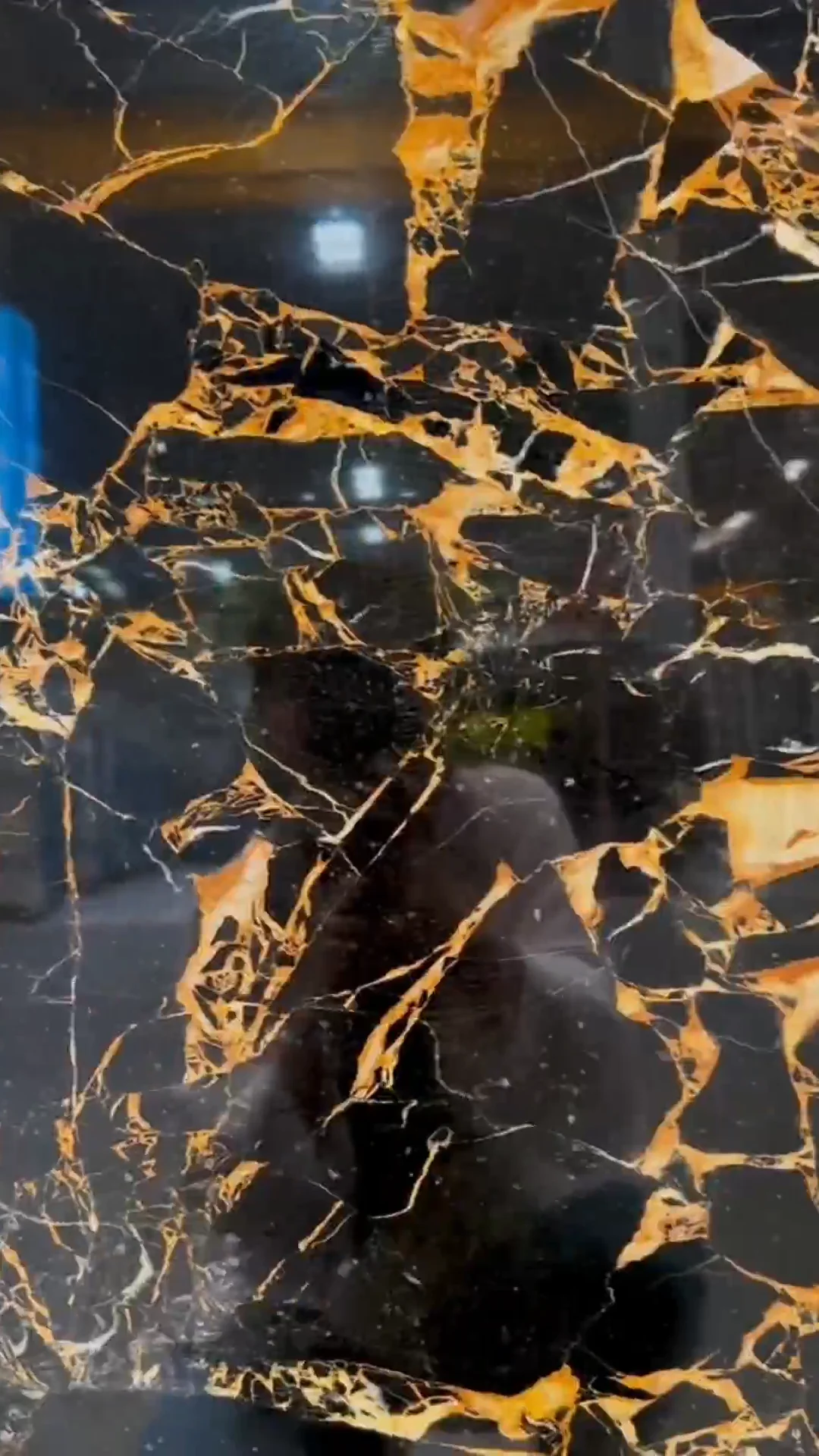 Athens Black Gold Marble Stone Nero Portoro Gold Marble Glossy Finish ...
