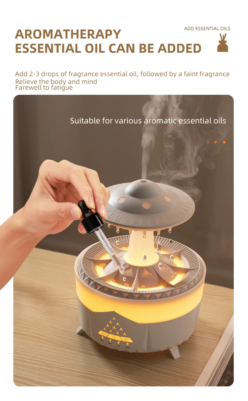 UFO Air Humidifier - Aroma Diffuser with Ultrasonic Control