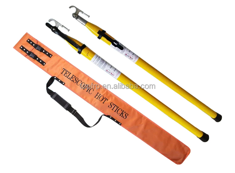 High Voltage Telescopic Hot Stick - Electrical Fiberglass Triangle