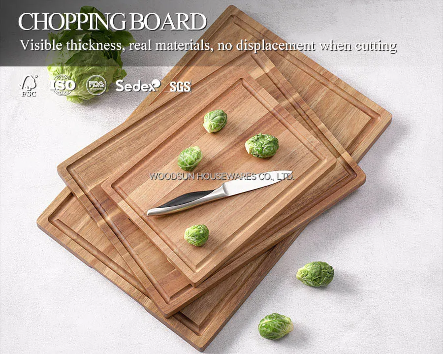 Woodsun Factory Eco Friendly Kitchen Accessories - Cutting Boards