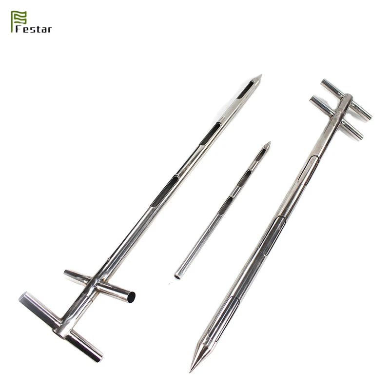 Double Tube Powder Sampling Spear - Stainless Steel Sampler for ...