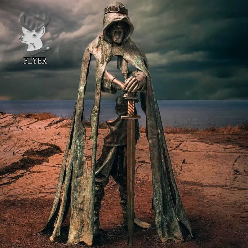 Large Bronze Monster Sculpture - Lifelike Gargoyle Statue