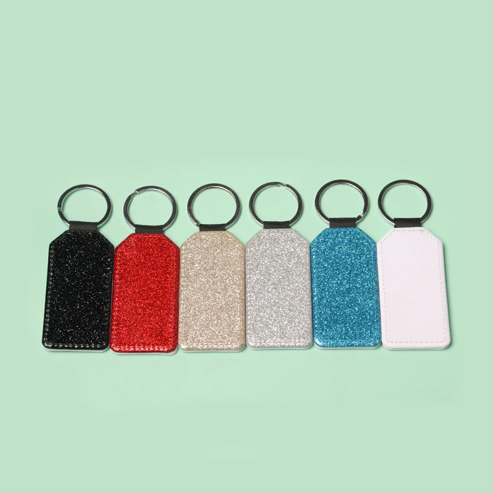 Custom Sublimation Photo Keychains - PU Leather Blanks