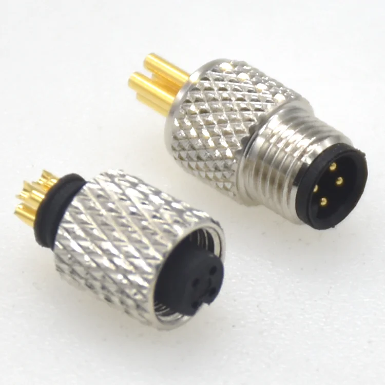 Quality Industrial Automation 4 Pin Male And Female M5 Waterproof ...