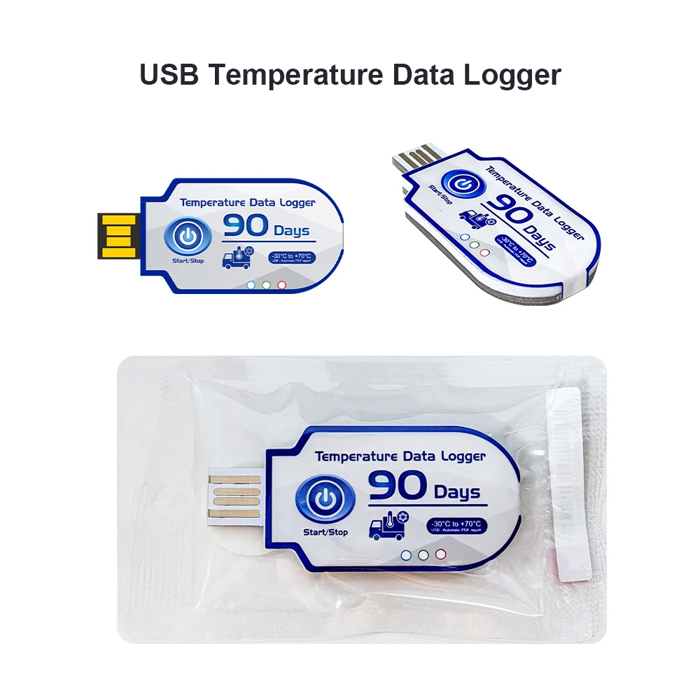 Cold Chain Disposable Temperature Recorder Usb Temperature Monitor ...