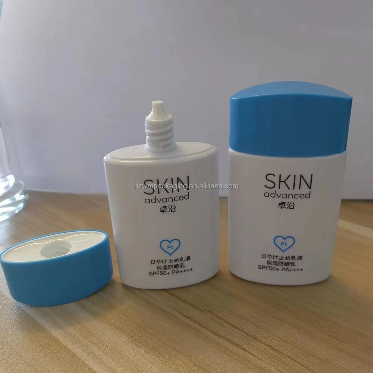 50ml Hdpe And Evoh Sunscreen Bottle For Plastic Bb Cream Cosmetic ...